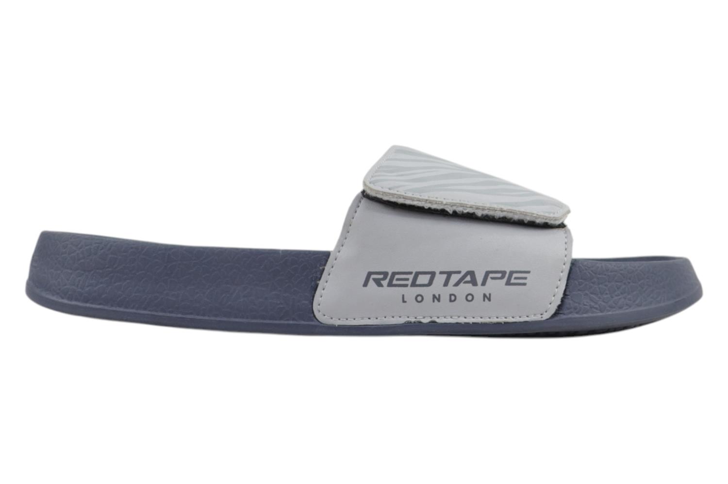 RED TAPE DARK GREY/LIGHT GREY SLIDES SLIPPERS ::PARMAR BOOT HOUSE | Buy ...