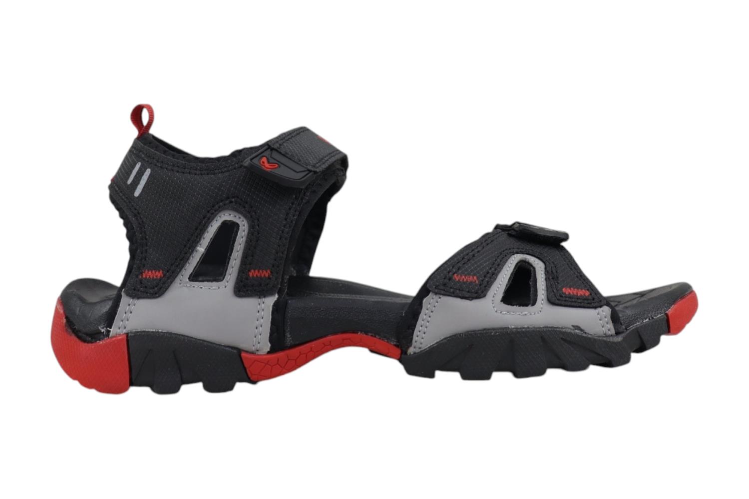 Vkc BLACK/RED SANDALS ::PARMAR BOOT HOUSE | Buy Footwear and ...