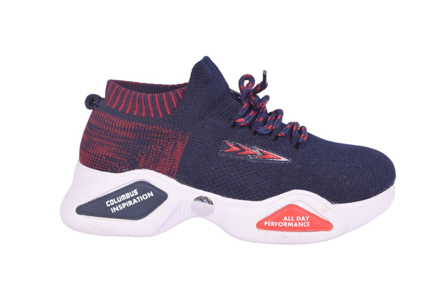 Columbus NAVY/RED SNEAKERS ::PARMAR BOOT HOUSE | Buy Footwear and ...